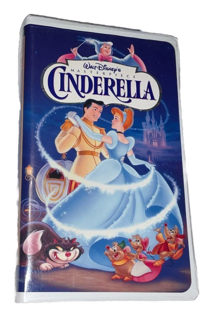 WALT DISNEY'S MASTERPIECE Cinderella (VHS Original Cover Art, 1995 ...