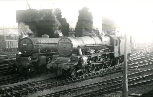 RAILWAY PHOTO BR Jubilee Class No 45700 AMETHYST at Stockport with B1 ...