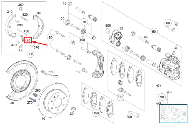 MERCEDES-BENZ SPRINTER 907 Drum Brake Expansion Lock A9064200089 NEW ...