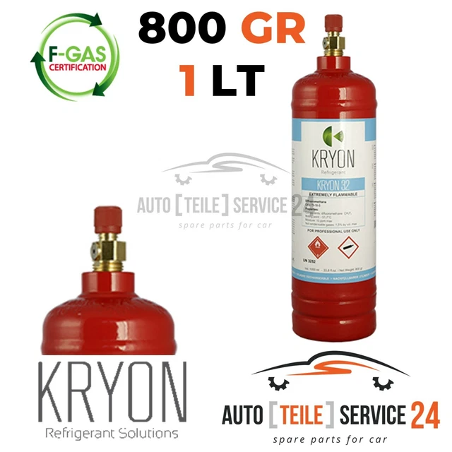 BOMBOLA DI GAS Refrigerante R32 Da 1Kg Net. 800 Gr Nuovi Condizionatori ...