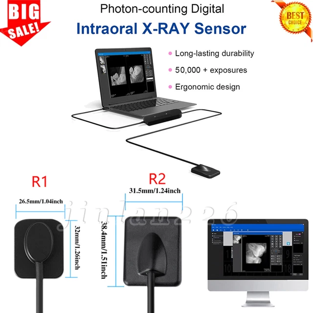 DENTAL RVG SENSOR X Sensor Intraoral Digital Imaging System RAY Rayos X ...