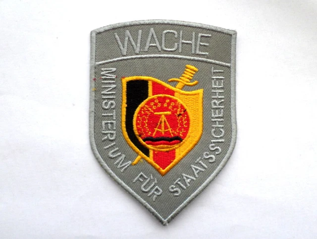 DDR MFS STAATSSICHERHEIT Stasi Aufnäher Patch WACHE (g) ( Abzeichen zum ...