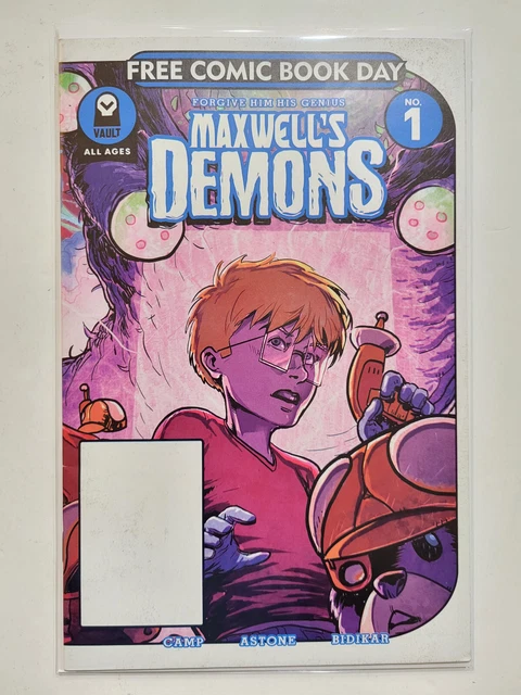 MAXWELL'S DEMONS # 1 2018 FCBD Free Comic Book Day VAULT Comics neuf dans sa boîte/mt EUR 4,78 ...
