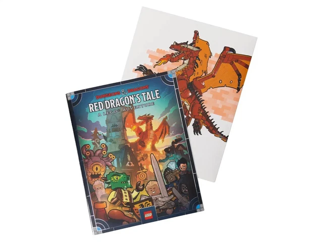 LEGO DUNGEONS & Dragons 5008827 Red Dragons Tale Adventure Book 21348 ...