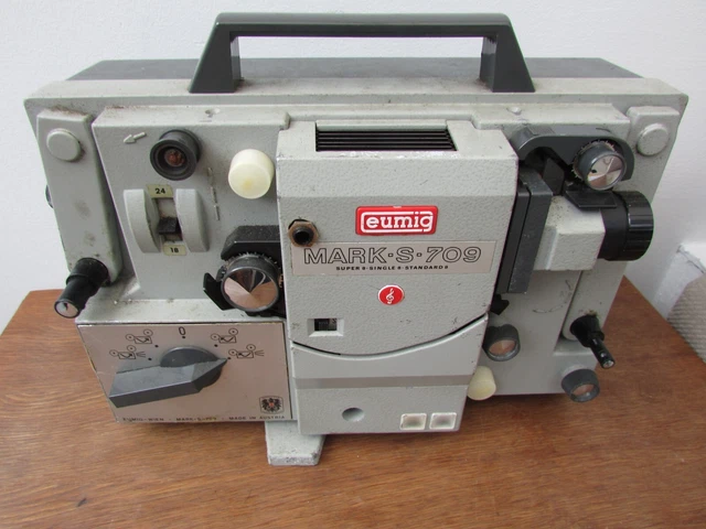 VINTAGE EUMIG MARK S 709 Super 8 Single 8 Standard 8 Sound Cine Film Projector. £44.99 - PicClick UK