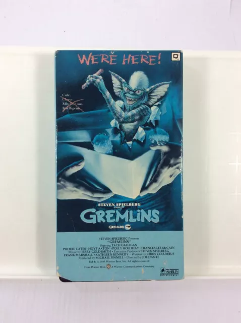 Gremlins Vhs Tape 1984 Were Here Original Cover Art £67 86 Picclick Uk