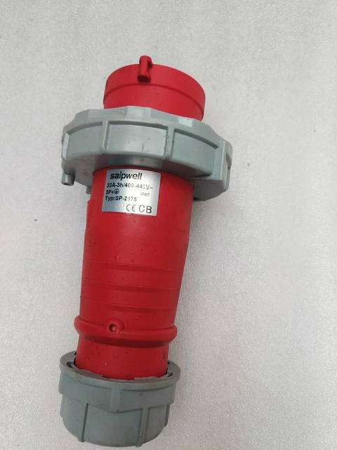 SAIPWELL TYP SP-2175 32a 3h/400-440v 3p+e $204.42 - PicClick AU