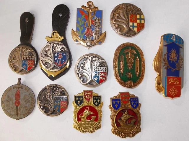 LOT INSIGNES INTENDANCE - commissariat EUR 22,00 - PicClick FR