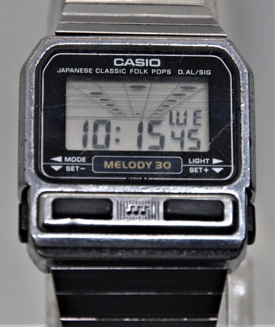VINTAGE CASIO M-302 Melody 30 Watch Rare Module 473 - Please Read £119. ...