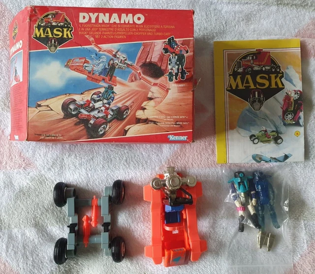 MASK M.A.S.K KENNER Dynamo split second 1988 original boxed (no repro ...