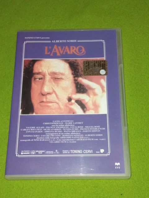 DVD L'AVARO ALBERTO Sordi Tonino Cervi Come Nuovo EUR 6,00 - PicClick IT