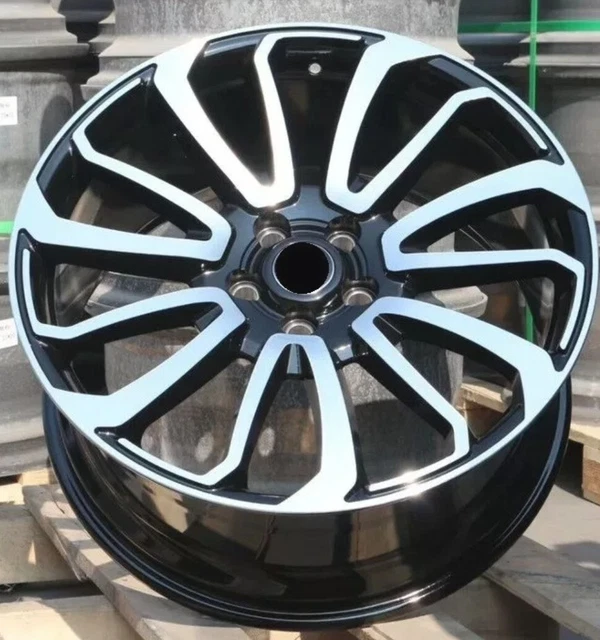 24X10 WHEELS FIT Range Rover Land Rover HSE Sport Black Machined 24 ...
