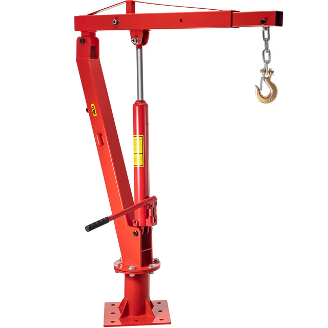 500 Lbs 360 Swivel Hoist Lift Vevor Davit Crane, Black In | Whizz Truck ...