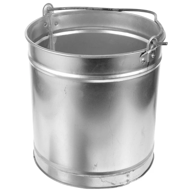 METAL STORAGE CONTAINER Incinerator Cans Coal and Ash Bucket Outdoor Fo ...
