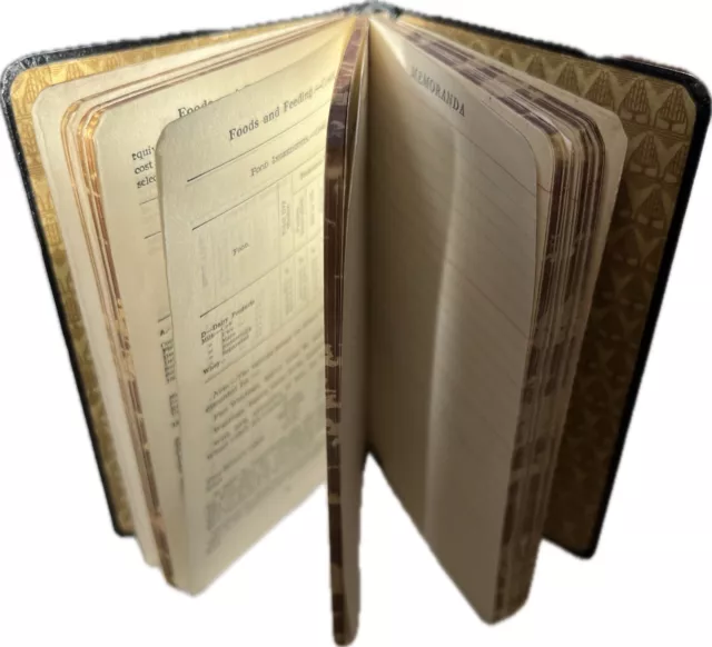 VINTAGE HAND WRITTEN Farmers Diary 1950 Prop Crafting Junk Journal Old ...