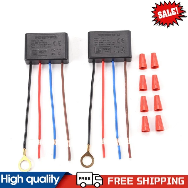 DIMMER SWITCH LIGHT Control Kit with Wiring Caps Module Home Dimming ...