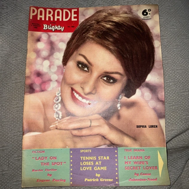 BLIGHTY PARADE MAGAZINE.NO.1056 March 1960 Pin-ups,Sophia loren £1.67 ...