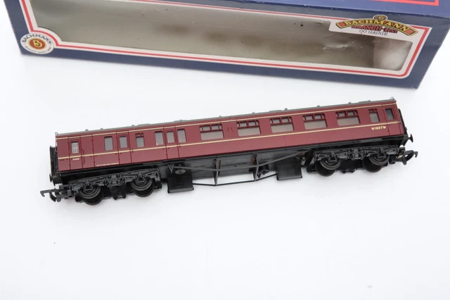 BACHMANN 34-175 COLLETT 60' 2nd Class Brake Coach BR Maroon W1657W 00 £ ...
