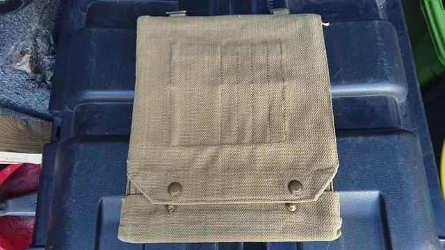 WW2 BRITISH ARMY Webbing Map Case ~ W&G Ltd 1944 ~ D-Day £25.00 ...