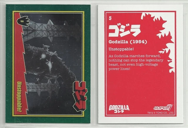 2025 GODZILLA: SERIES 1 (Super 7) FOIL "Base Trading Card" #5 £1.76 - PicClick UK