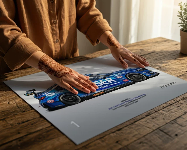 JAKE HILL BTCC 2025 Laser Tools Racing MB Motorsport A3 Art Print ...