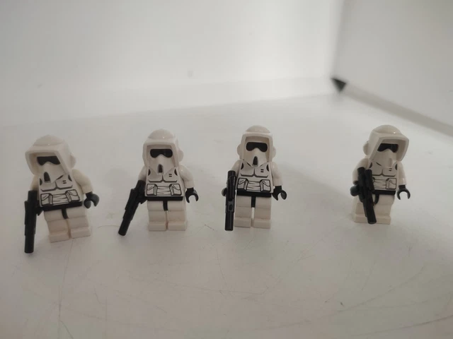 LEGO STAR WARS Scout Trooper SW0005 X4 Mit Blastern Aus 9489 7139 7128 ...