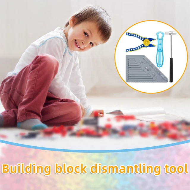BUILDING BLOCK TOOL Kit Include Brick Separator Multi-Use Hammer ...