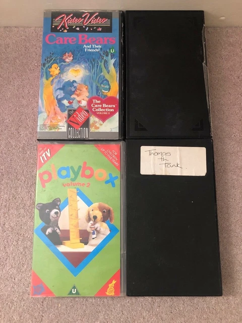 4 CHILDRENS VHS Playbox, Care Bears, Buttom Moon, Thomas Tank £30.00 ...