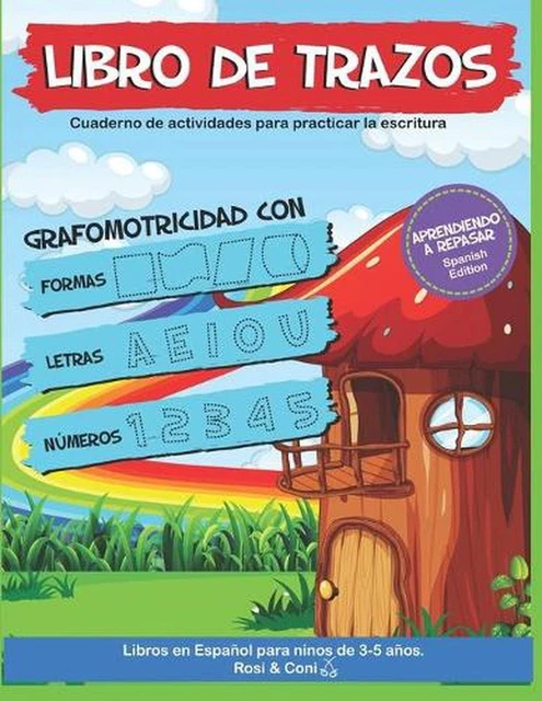 LIBRO DE TRAZOS: Cuaderno de actividades para practicar la escritura ...