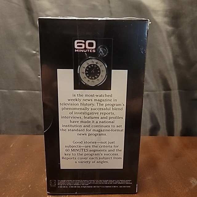 NEW SEALED CBS 60 Minutes "OUT OF INDIA" VHS Tape 2004 £6.66 - PicClick UK