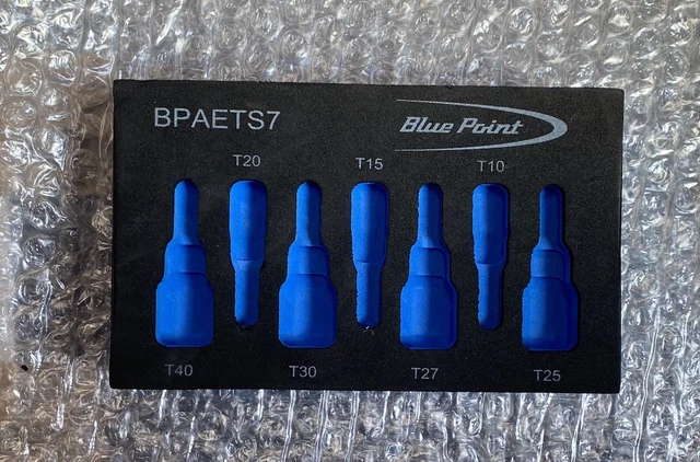 EMPTY FOAM TRAY For Blue-Point 7 Piece Torx Extractor Bit Socket Set ...