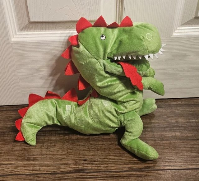 IKEA LASKIG GREEN Dragon Hand Puppet Soft Plush Toy £5.91 - PicClick UK