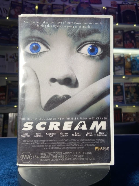 SCREAM VHS BECKER Original Big Box Release $165.00 - PicClick AU