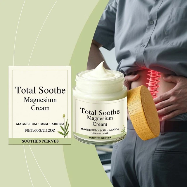 TOTAL RELIEF MAGNESIUM Cream, Nerve Relief Magnesium Cream OT H I2N2 ...