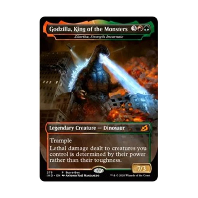 WOTC MTG BUY a Bo Godzilla, King of the Monsters - Zilortha, Strength ...
