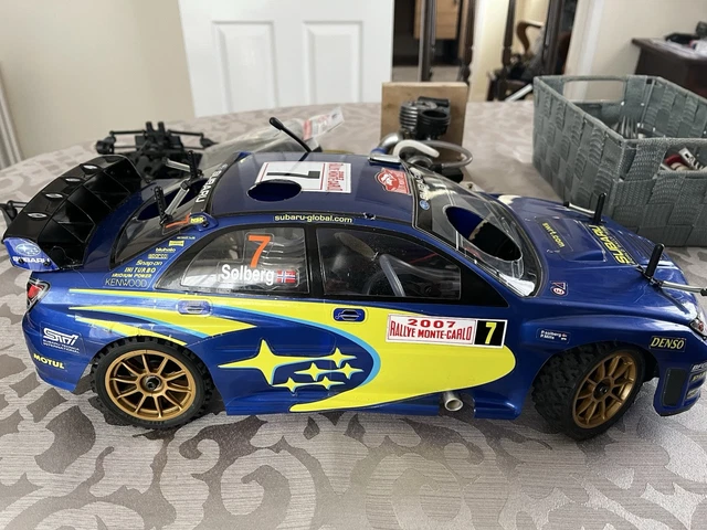 SUBARU IMPREZA THUNDER Tiger 1/10 Scale Nitro Powered 4 Wheel Drive £ ...