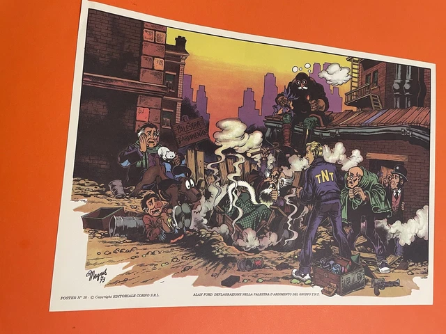 ALAN FORD POSTER Deflagrazione nella palestra d'ardimento Magnus falso ...