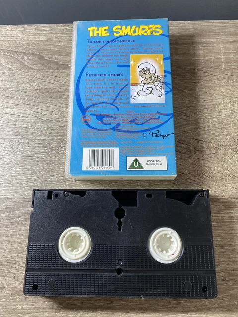 THE SMURFS TAILORS Magic Needle 1989 U Children Animation VHS Video £6. ...