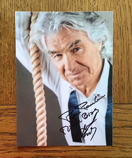 AUTOGRAPHE DEDICACE AUTHENTIQUE De Daniel Guichard Chanteur 12,5 X 17,5 ...