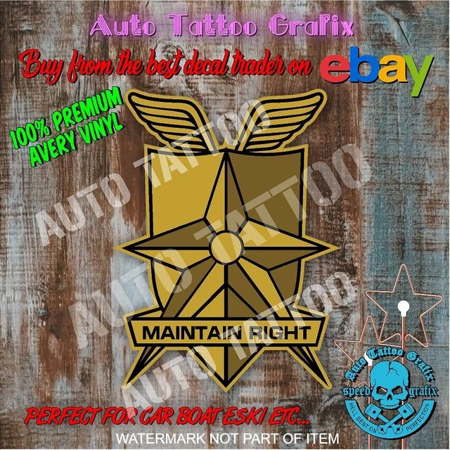 MAD MAX MFP Maintain Right Decal Sticker Funny Novelty Decals Stickers ...