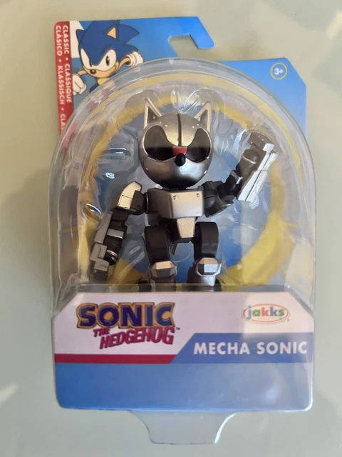 SONIC THE HEDGEHOG 6cm Classic Mecha Sonic Figure Brand New £12.99 ...