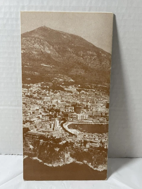 VINTAGE MONACO BROCHURE Principality of Monaco Customs History Sov ...
