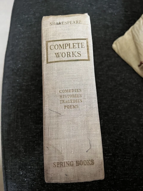 WILLIAM SHAKESPEARE THE Complete Works Spring Books EUR 15,34 - PicClick IT