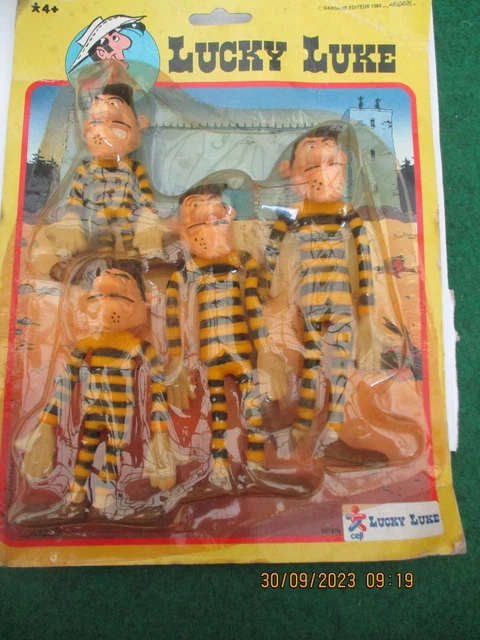 FIGURINES LUCKY LUKE les 4 fréres dalton sous blister 1984 EUR 25,00 ...