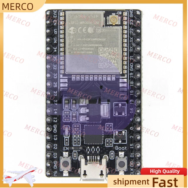 ESP32-WROOM-32U ESP32-DEVKITC MODULE Core Board ESP32 Development Board ...