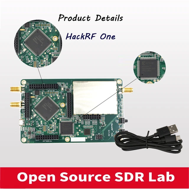 1MHZ-6GHZ HACKRF ONE SDR Development Board Open Source SDR Platform USB Power EUR 126,32 ...