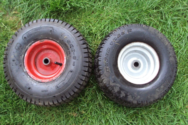 SIMPLICITY RIDE ON mower front wheels and tyres £52.72 - PicClick UK