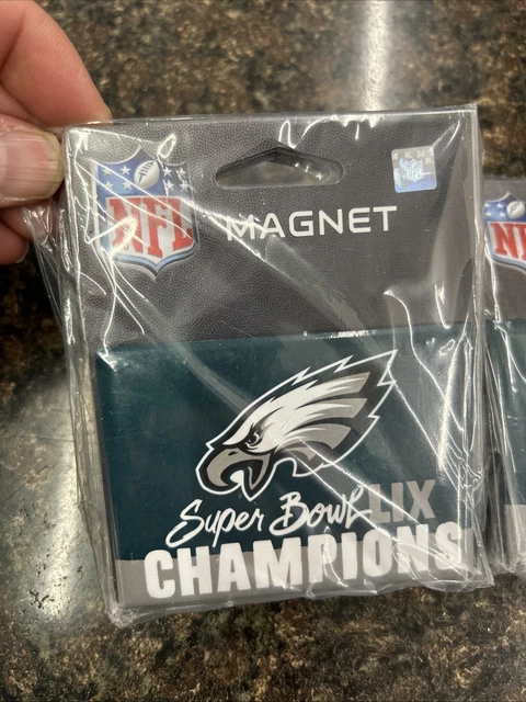 100 PHILADELPHIA EAGLES Super Bowl LIX Champions Refrigerator Magnet 2.5" x 3.5" $266.55 ...