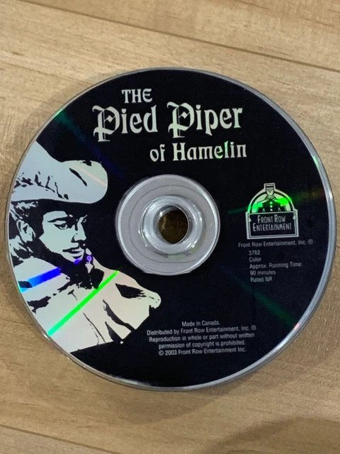 THE PIED PIPER of Hamelin DVD Front Row Entertainment 2003 NR Color ...