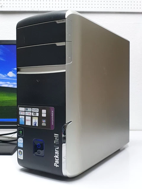 PACKARD BELL WINDOWS XP Pro Gaming PC Computer 4GB 250GB GF 9300 256MB ...